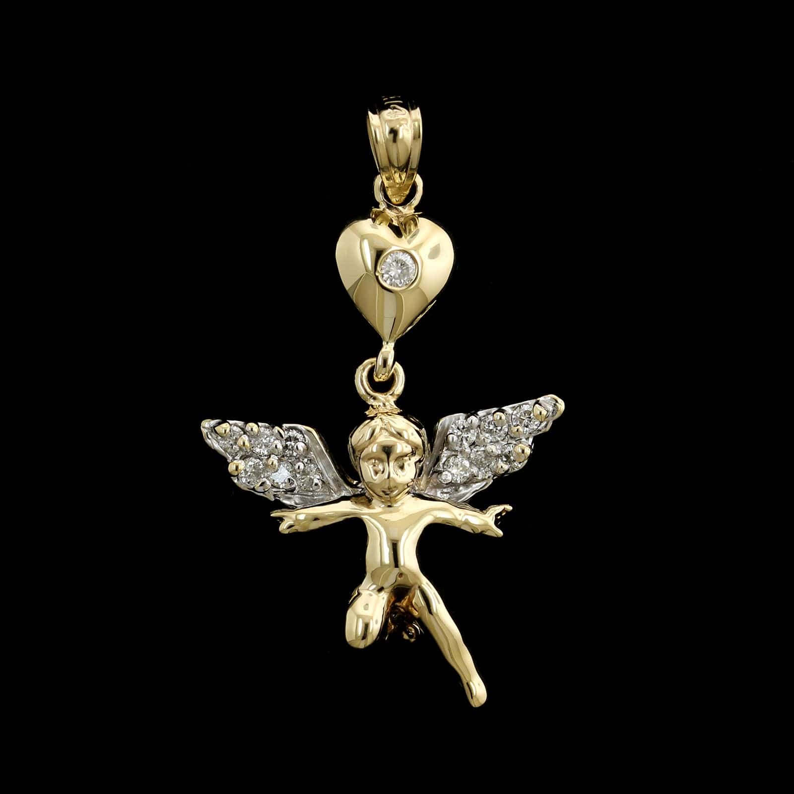 Cherub angel pendant store