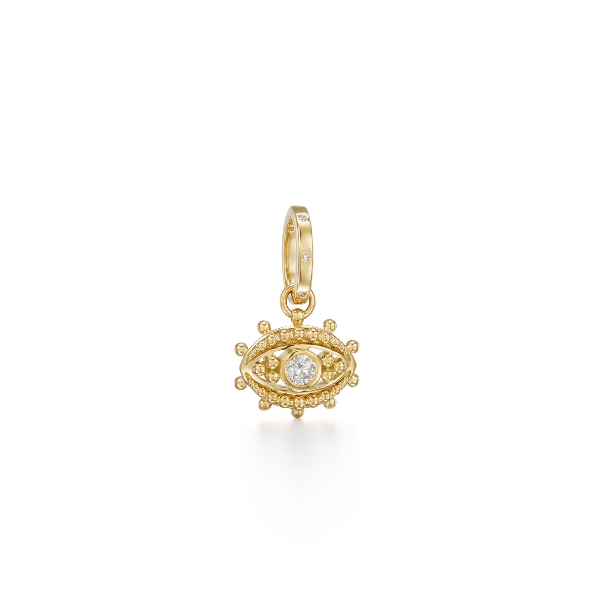 Temple St. Clair 18K Yellow Gold Third Eye Diamond Pendant – Long's ...