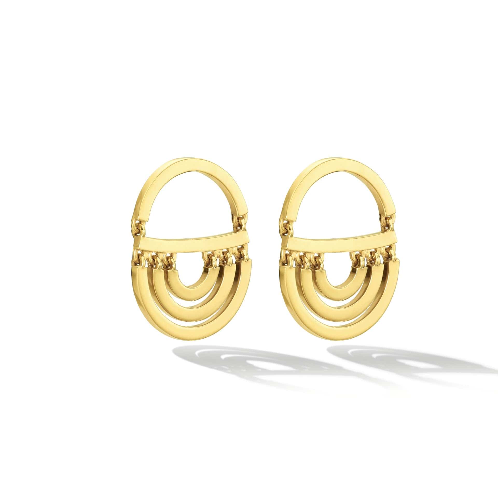Cadar 18K Yellow Gold Twin Drop Earrings – Long's Jewelers