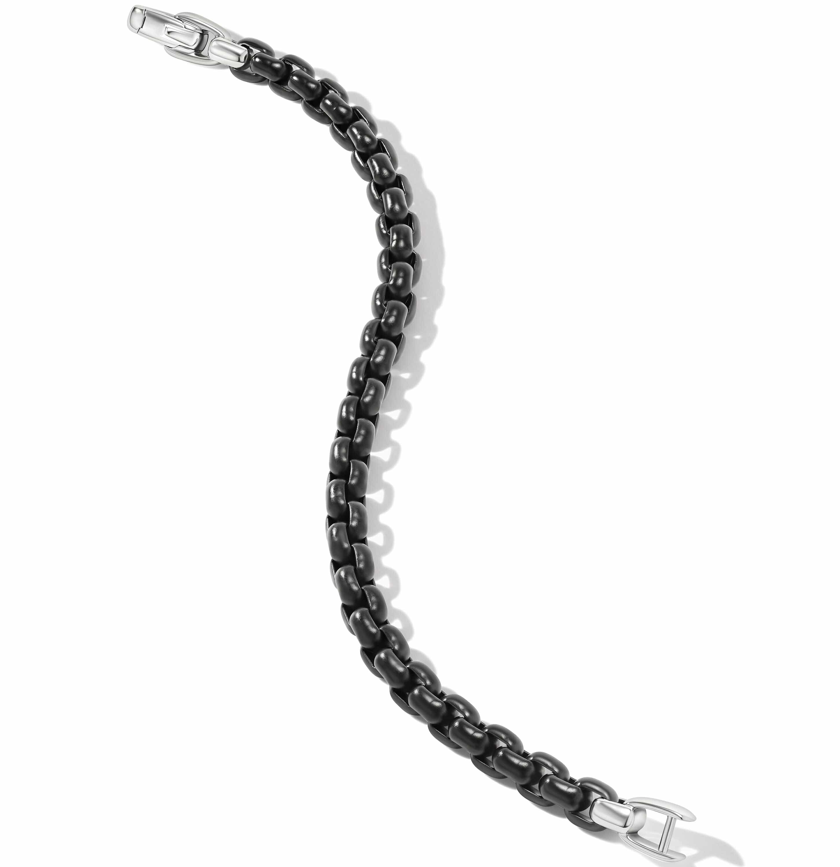 Box Chain Bracelet in Stainless Steel and Sterling Silver – Long's Jewelers
