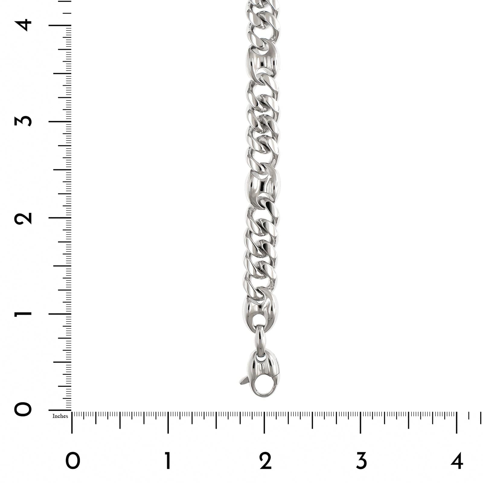 Sterling Silver Curb Chain and Mariner Station Bracelet – Long's Jewelers