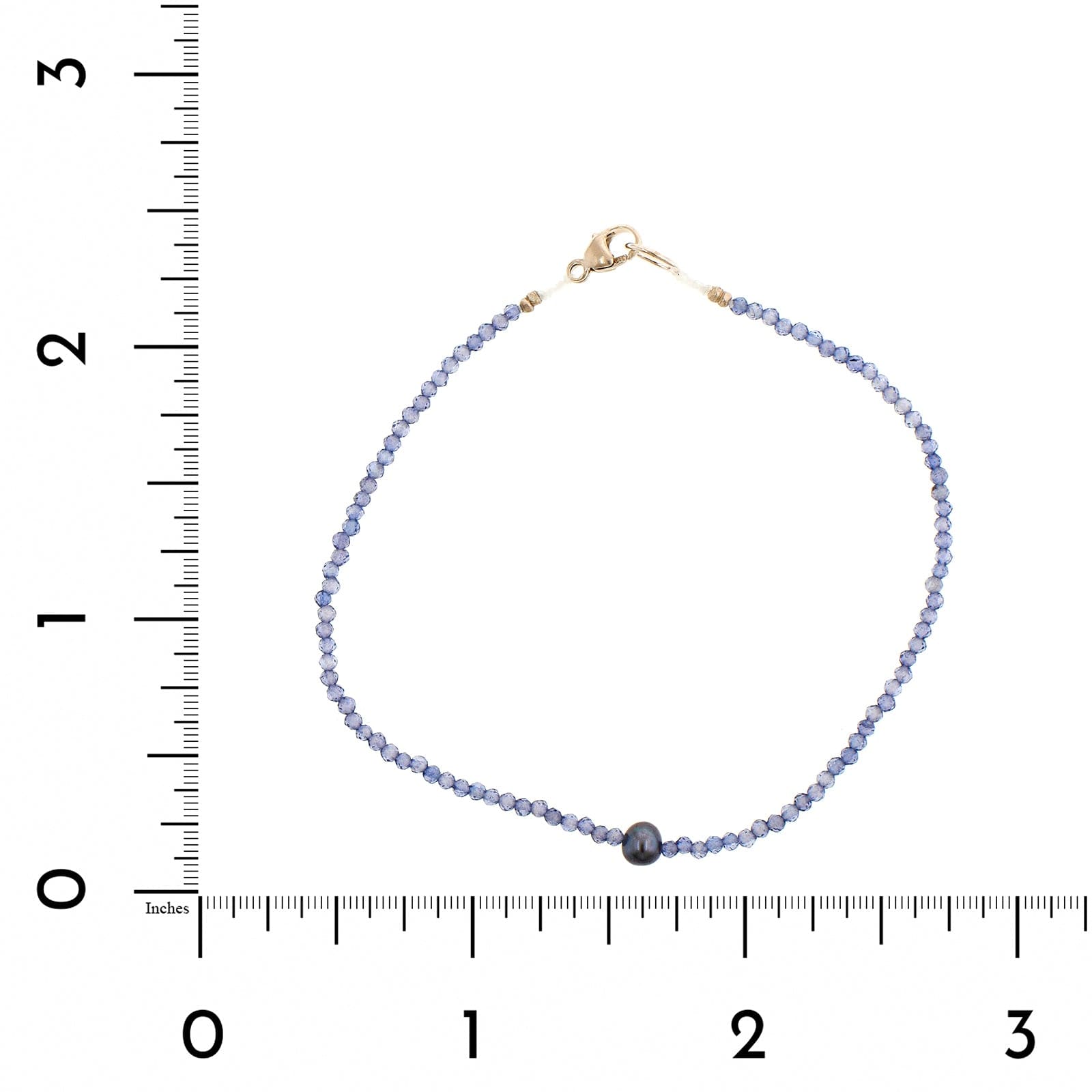 Sterling Silver Iolite and Pearl Beaded Bracelet – Long's Jewelers