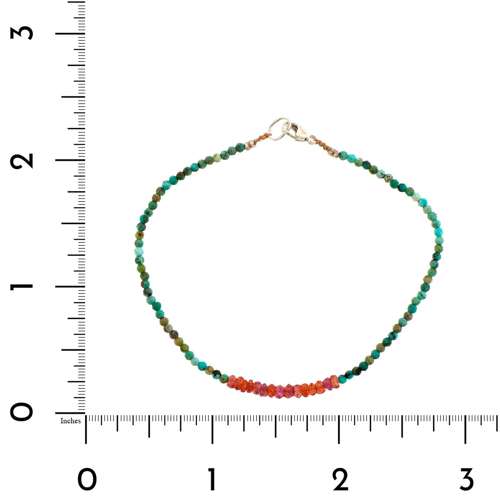 Sterling Silver Sapphire and Turquoise Beaded Bracelet – Long's Jewelers