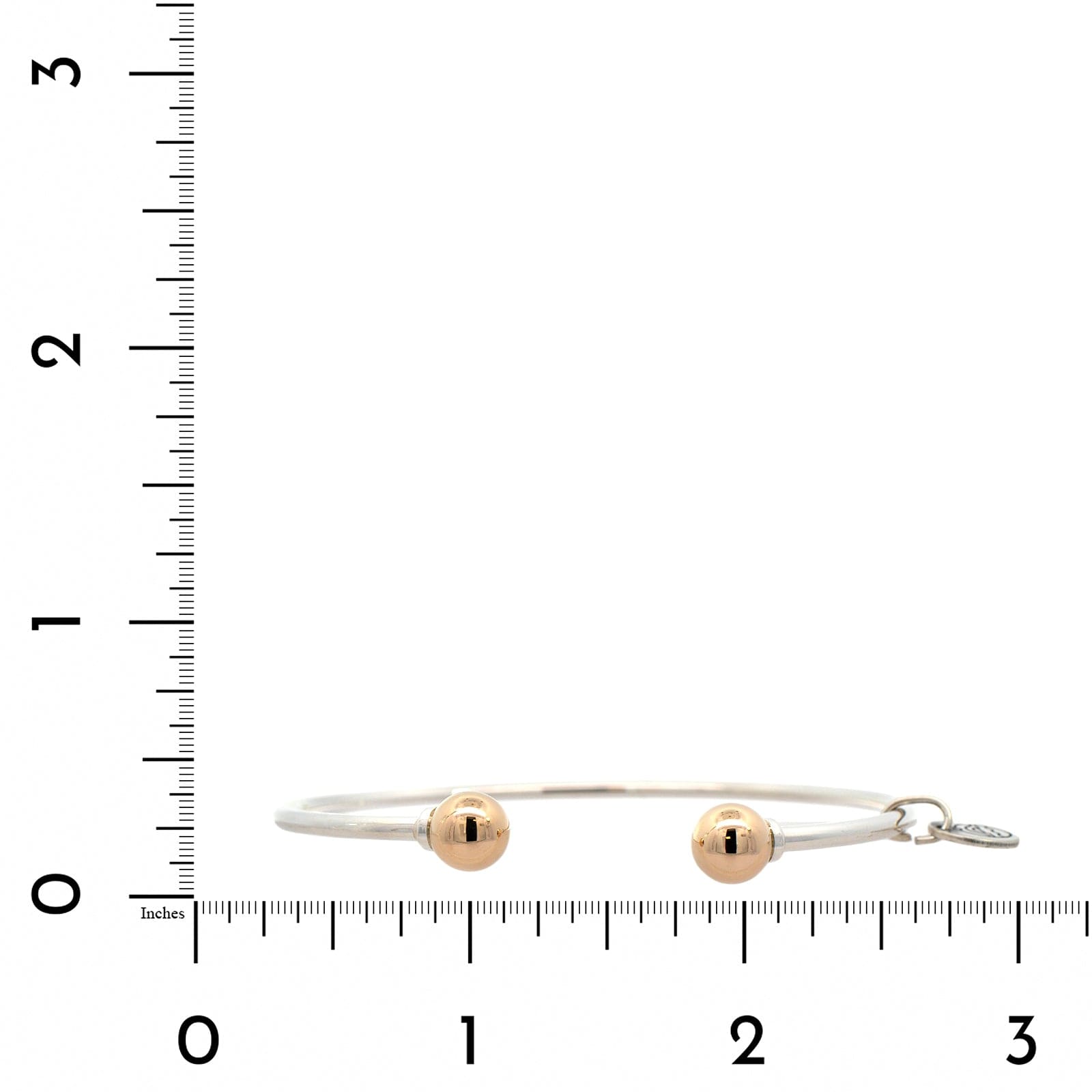 14K Yellow Gold and Sterling Silver Single Bead Cape Cod Bracelet ...