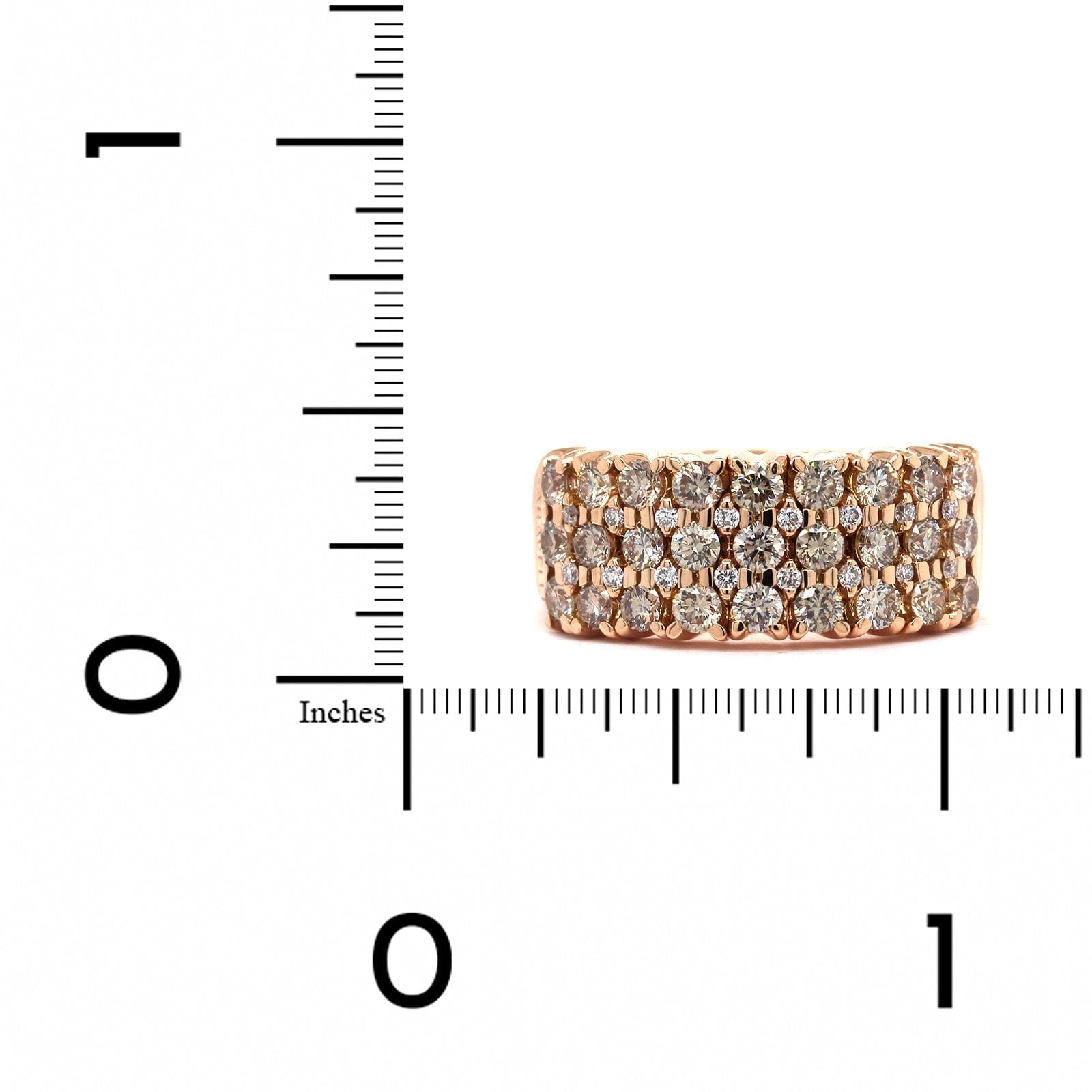 18K Rose Gold Abracadabra Brown and White Diamond Ring – Long's Jewelers