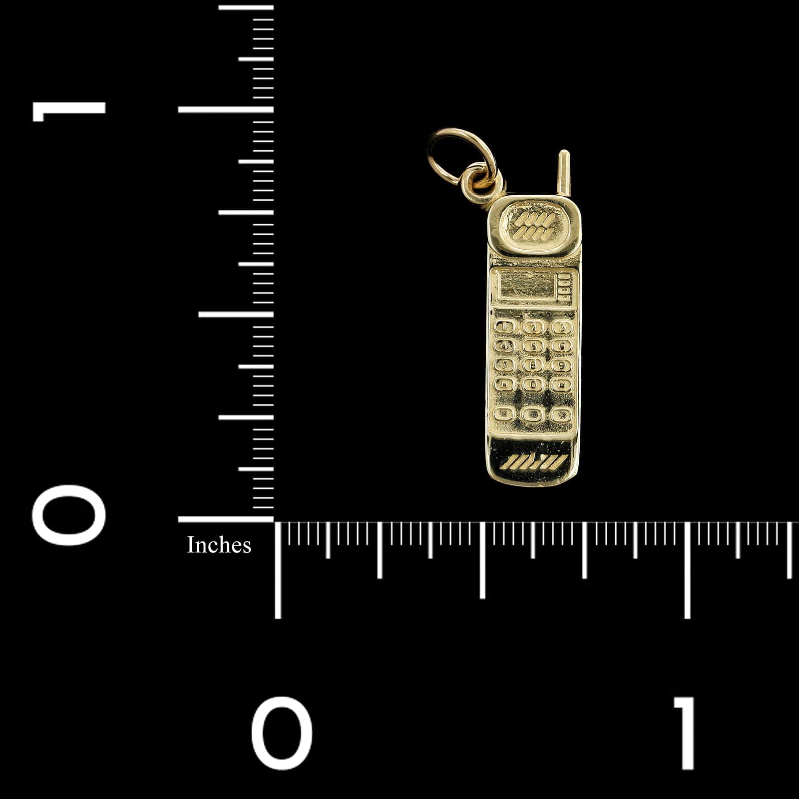 14K Yellow Gold Estate Cell Phone Charm – Long's Jewelers
