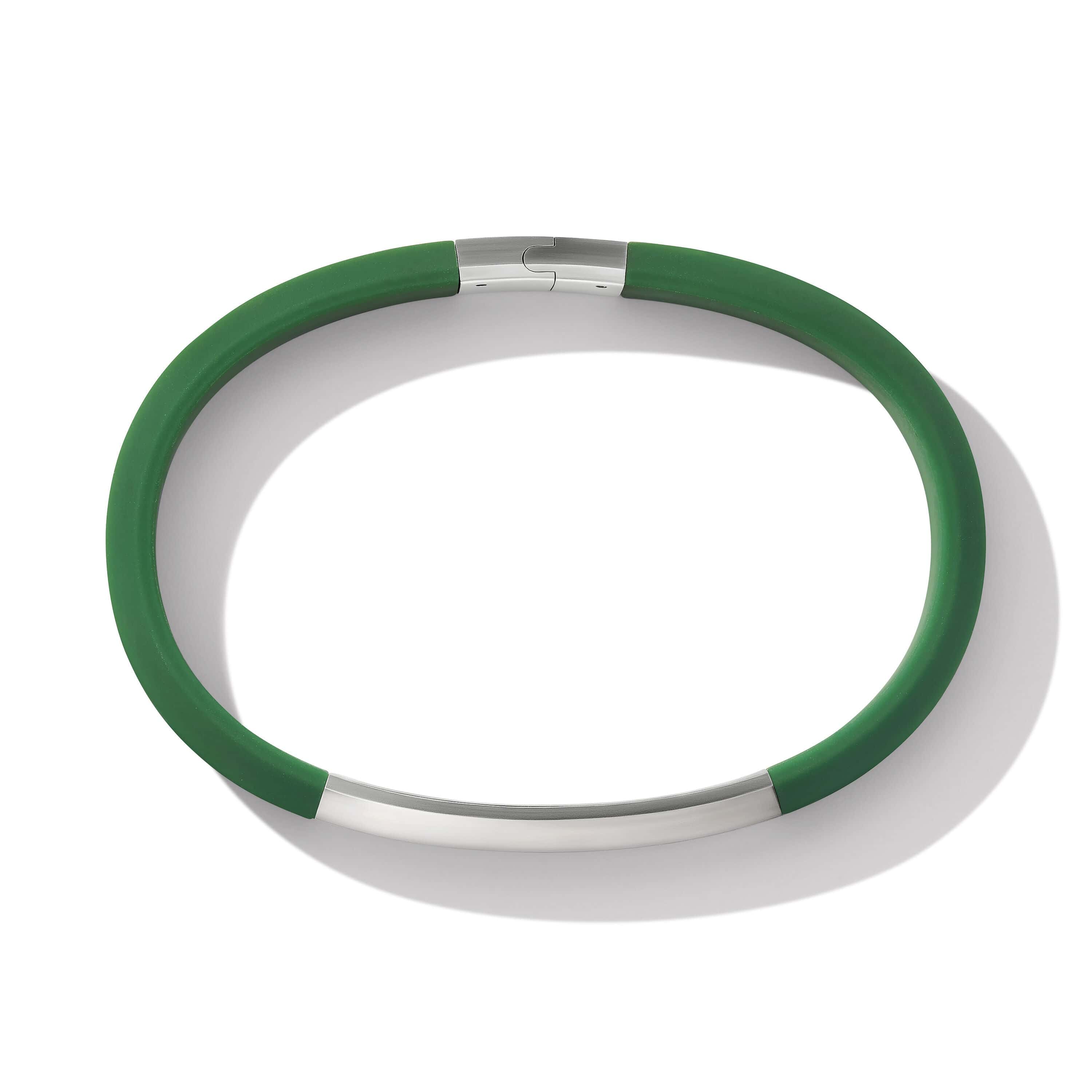 Streamline® ID Green Rubber Bracelet – Long's Jewelers