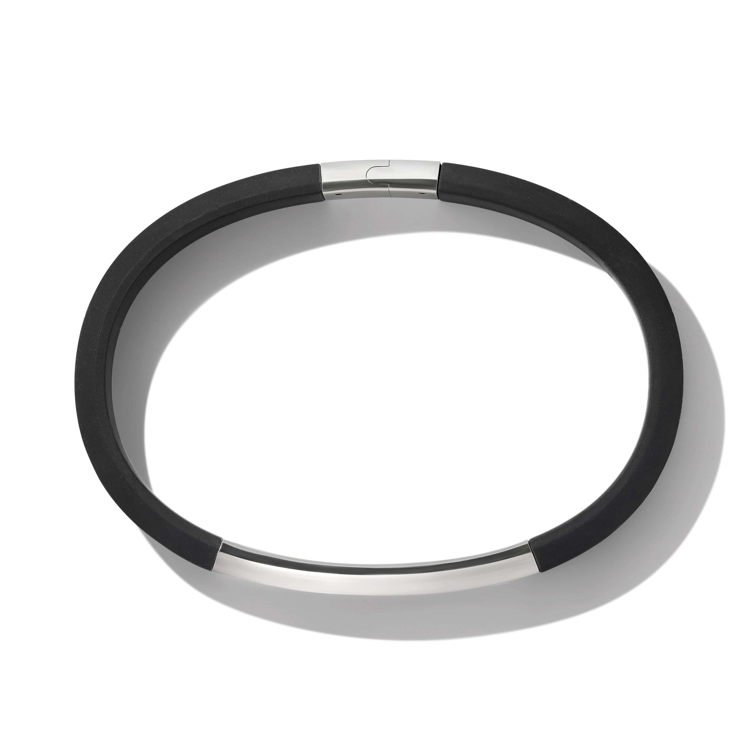 Streamline® ID Black Rubber Bracelet – Long's Jewelers