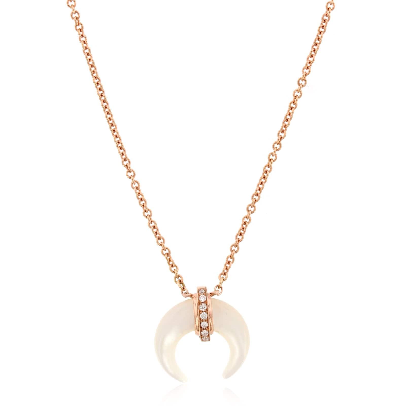 14K Rose Gold Shell Horn Pendant – Long's Jewelers