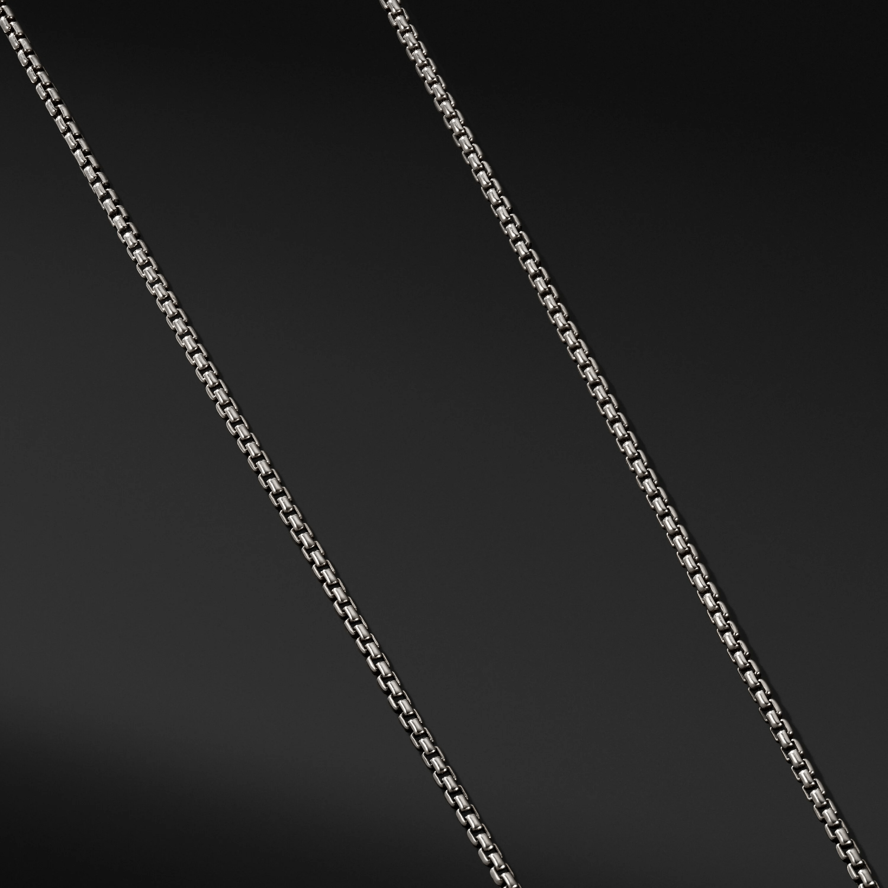 Box Chain Necklace in Sterling Silver, 2.7mm – Long's Jewelers