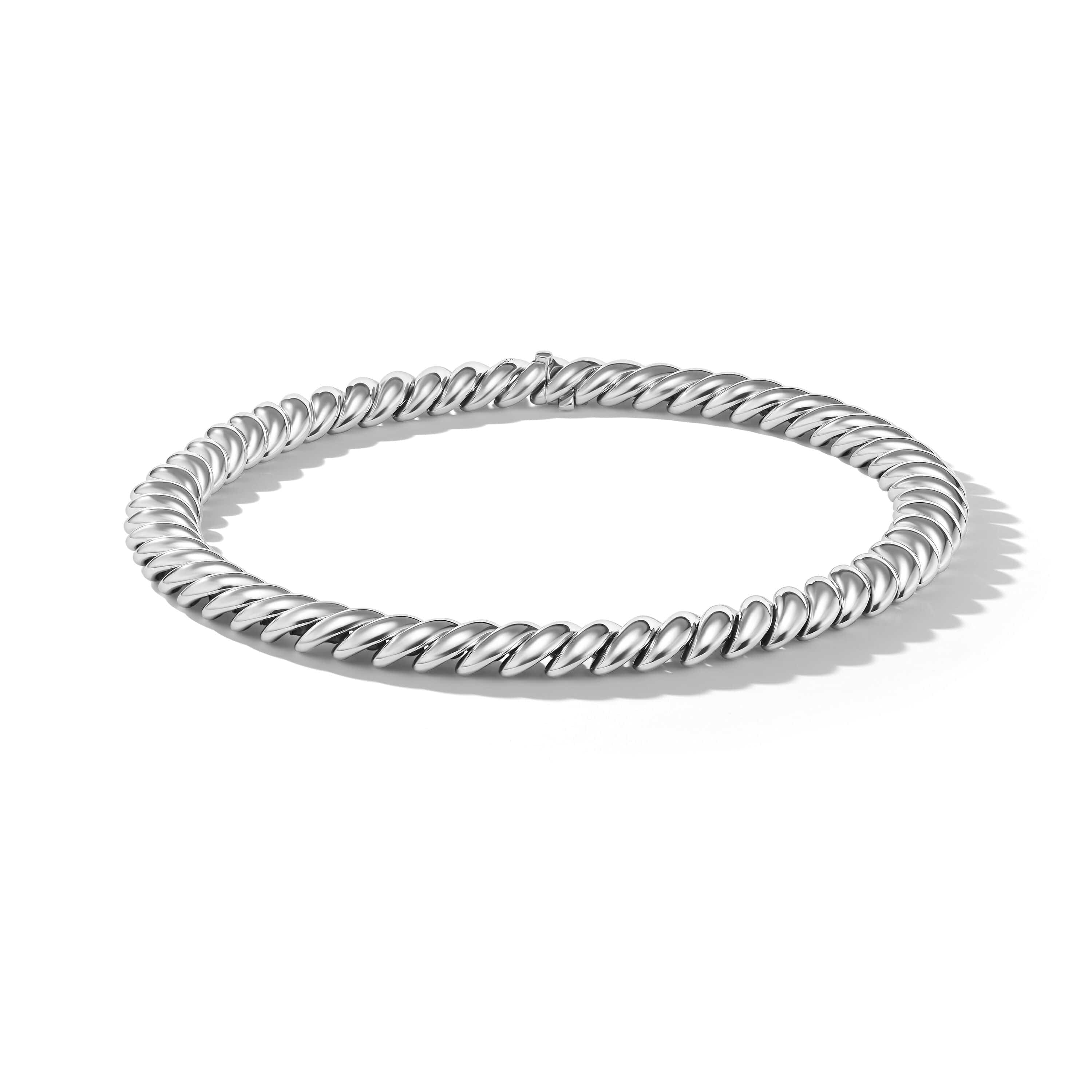 Sculpted Cable Necklace in Sterling Silver – Long's Jewelers