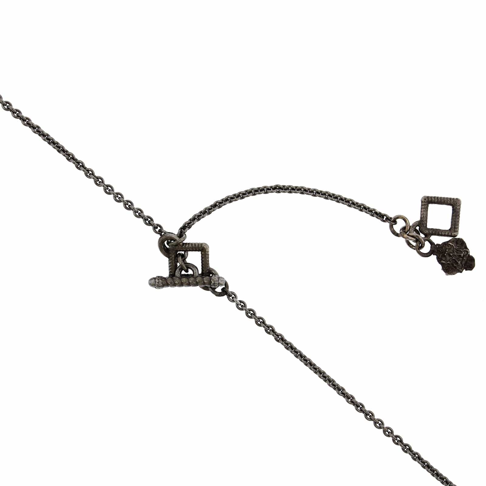 Armenta Sterling Silver and 18K Yellow Gold Multi Stone Round Pendant ...