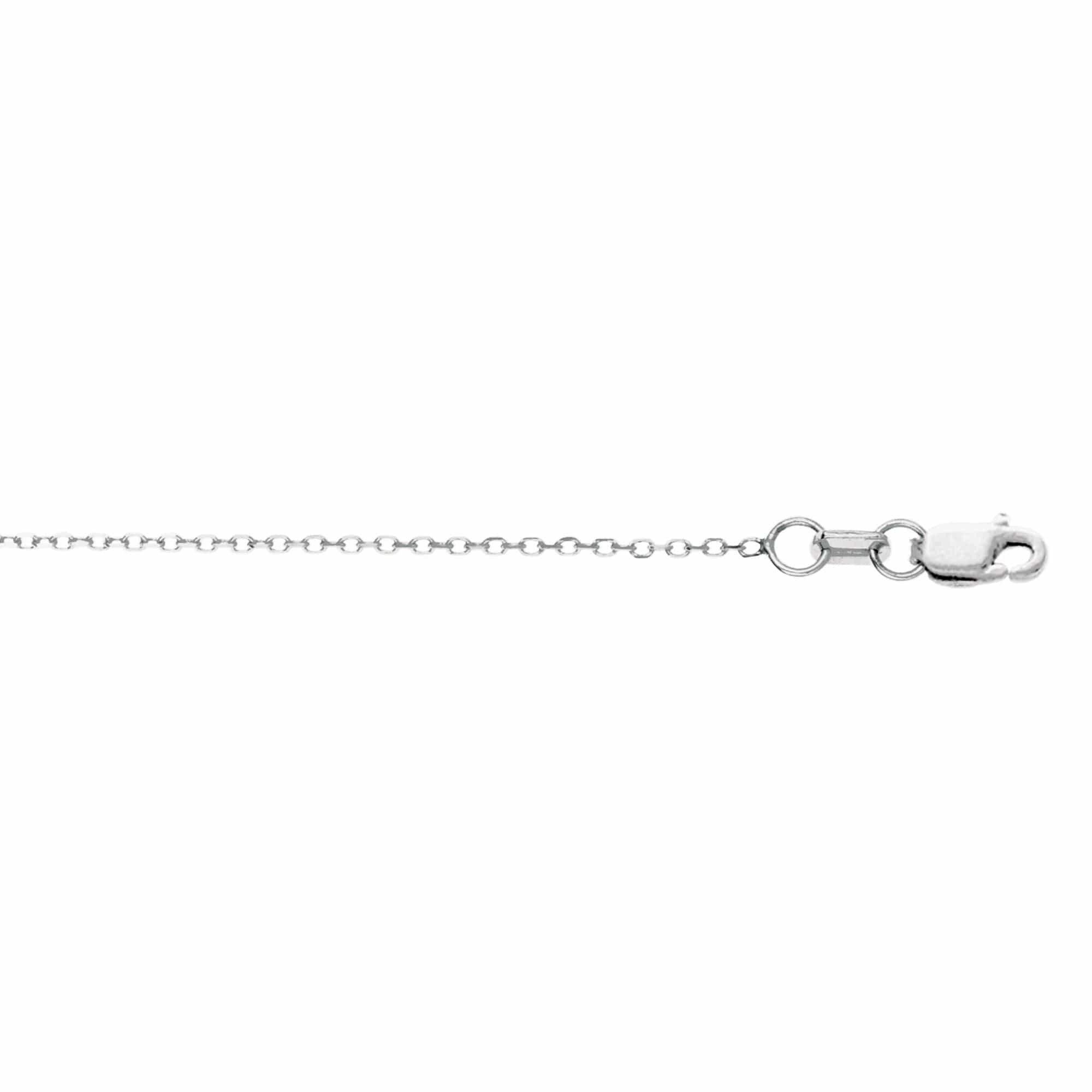14K White Gold Cable Link Chain – Long's Jewelers